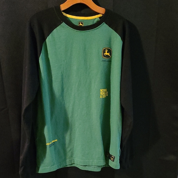 John Deere | Shirts | John Deere Green And Black Long Sleeve Shirt New ...